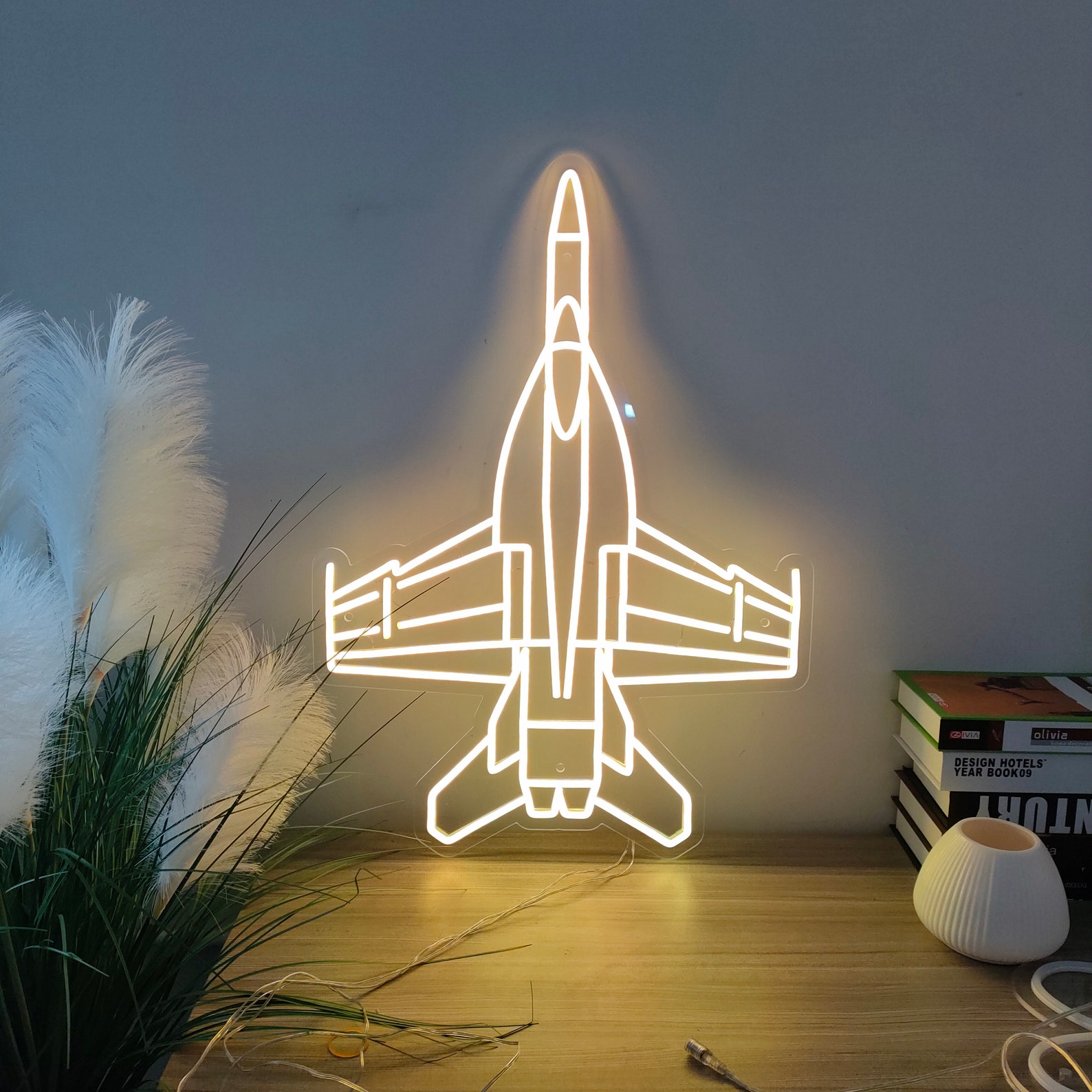 Customized Neon Sign Jet Planehandmade Neon Lights for - Etsy