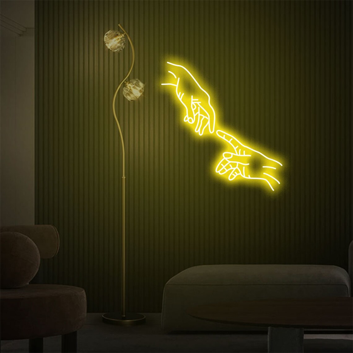 Hands Neon Sign custom Neon Signs custom Led Neon Sign neon - Etsy