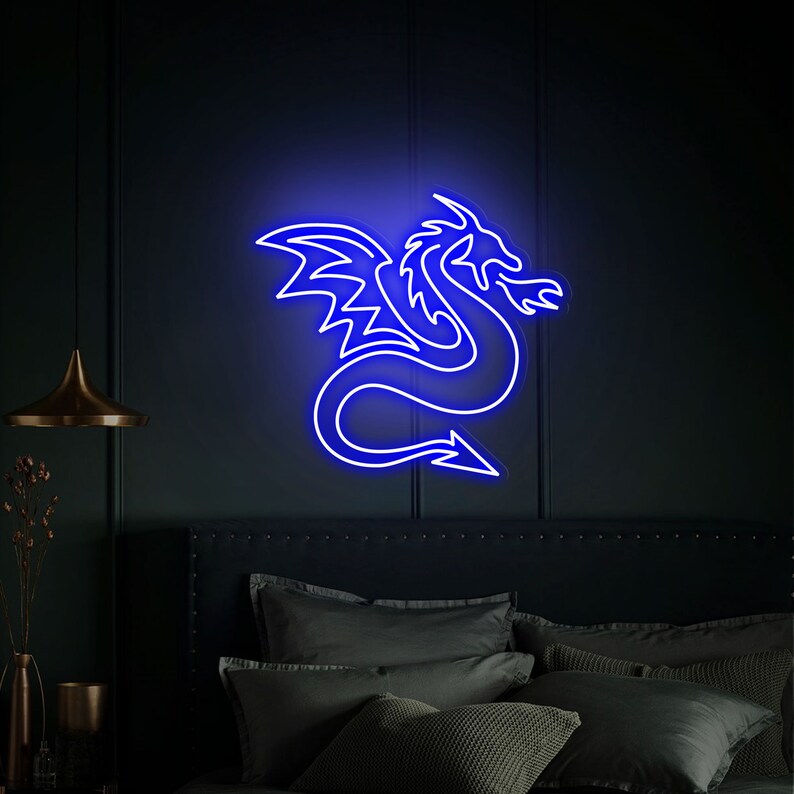 Dragon Neon Sign Dragón Decor Neon Art Sign Neon Sign Art - Etsy