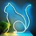 Cat Colorful Neon Signs for Home Décor.wedding - Etsy