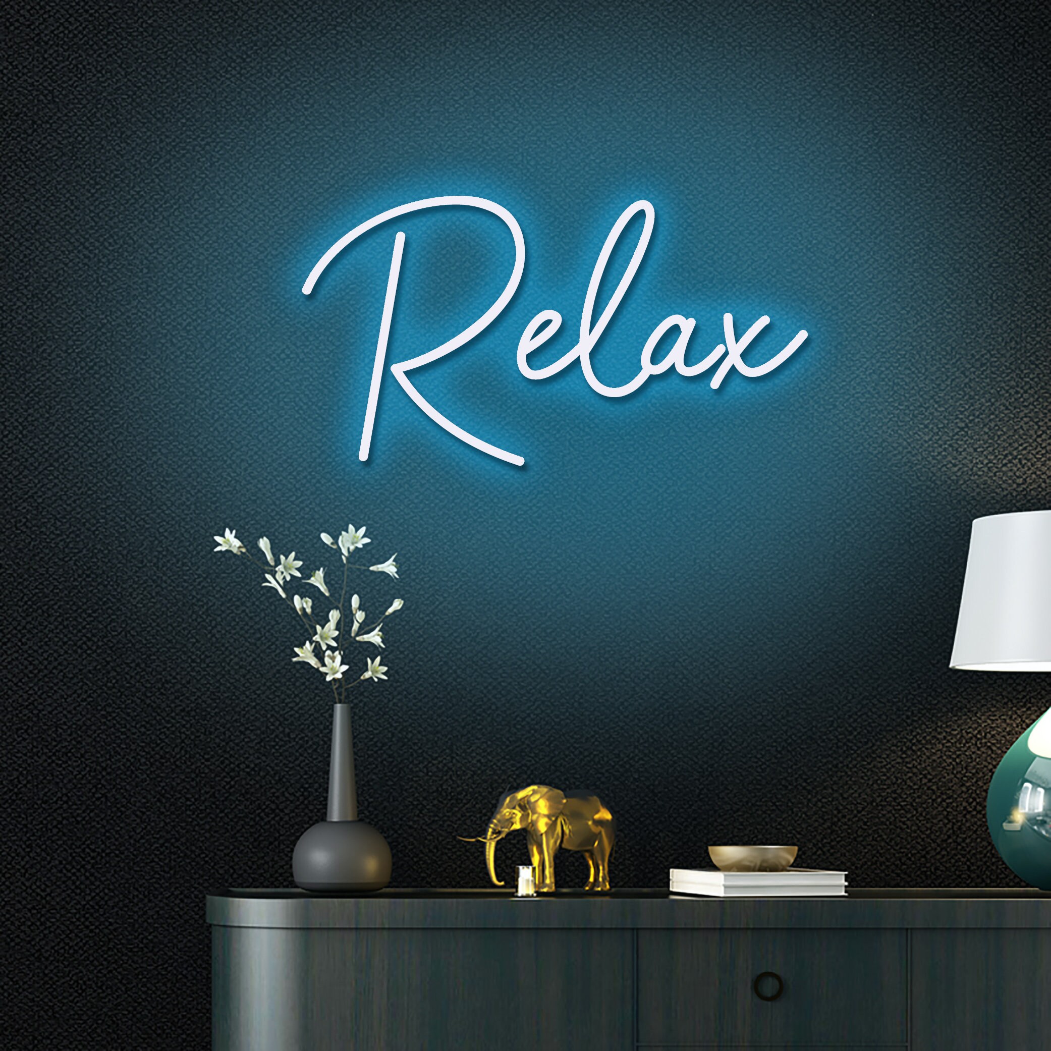 Relax Neon Sign custom Neon Signs - Etsy