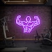 Muscle Neon Sign, Muscle Led Sign, Gym Led Sign, Custom Neon Sign ...