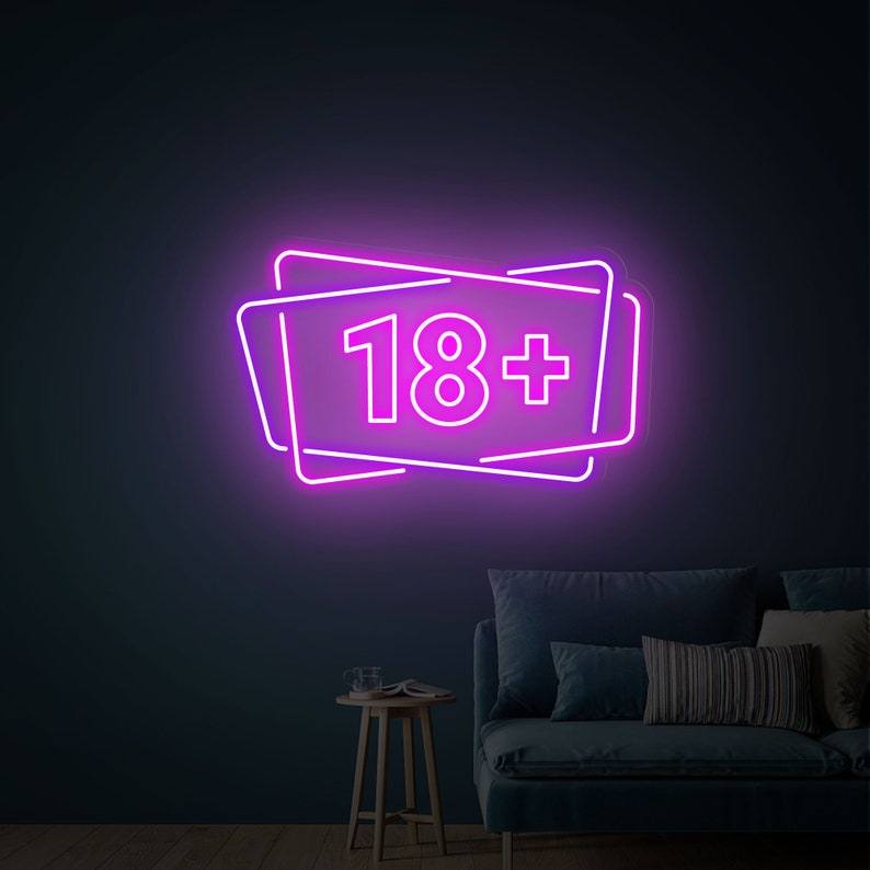 18th Birthday Neon Sign 18 Birthday Party Celebration Decor - Etsy