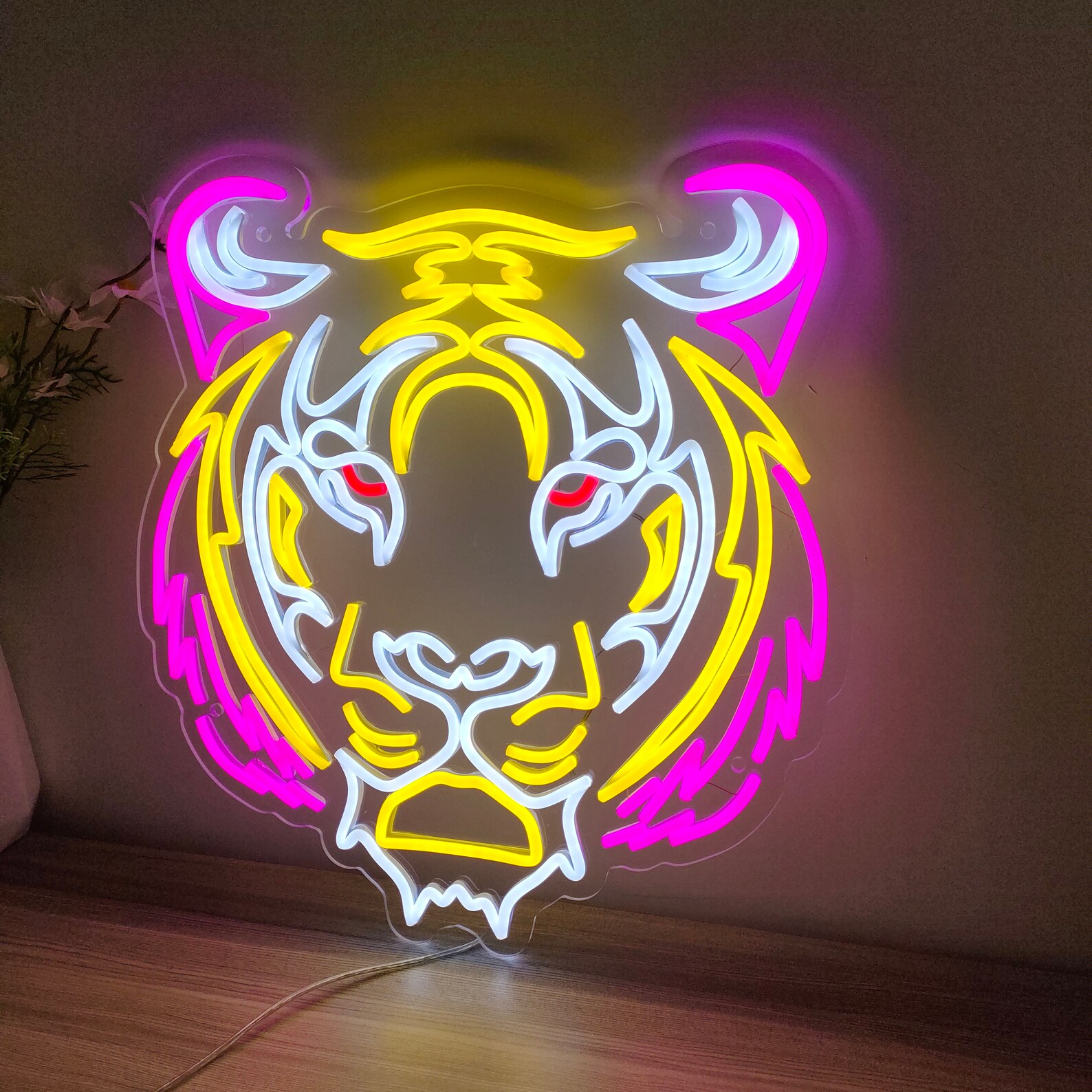 Tiger Neon Sign | Custom LED Neon Lights | Flex Personalized Neon Sign ...