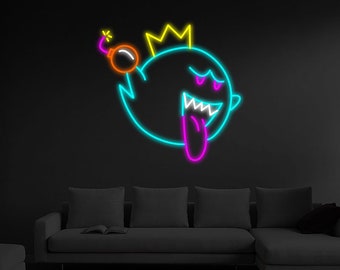 King Boo Neon Sign - Etsy Israel