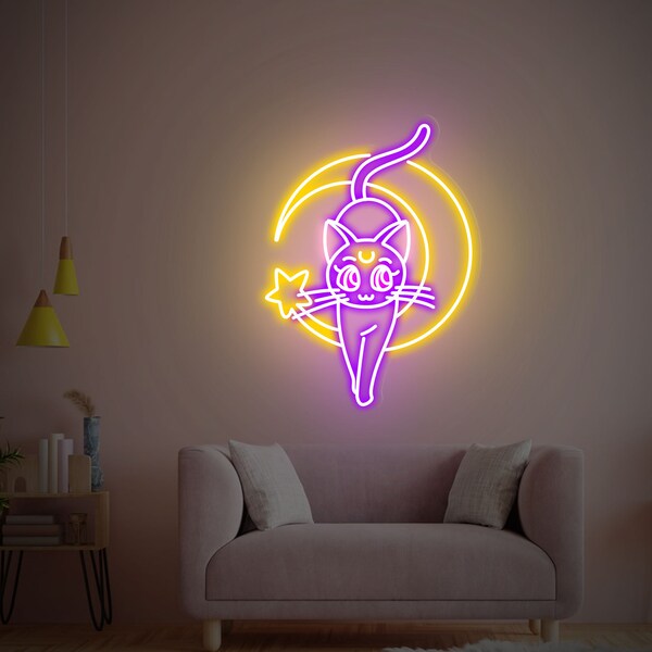 Neon sign sailor moon anime - Etsy France