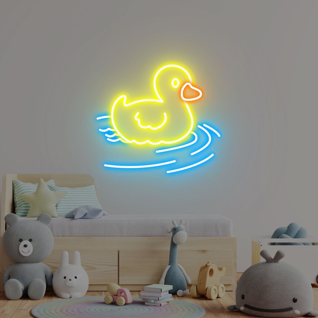 Duck Neon Light Custom Led Neon Sign Room Wall Art Neon Wall Decor ...
