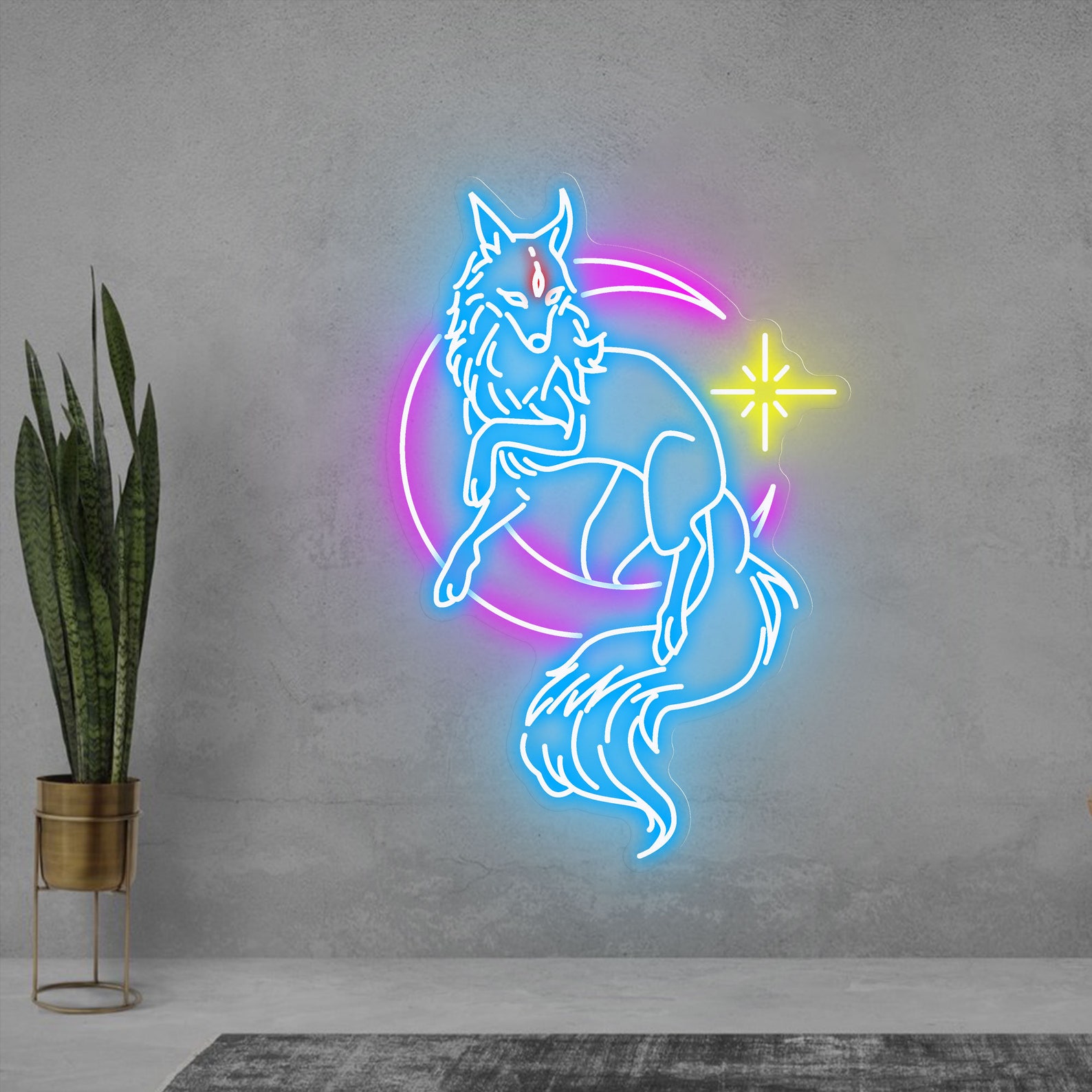 Neon Sign Fox LED Neon Lights Animal Neon Sign Custom - Etsy