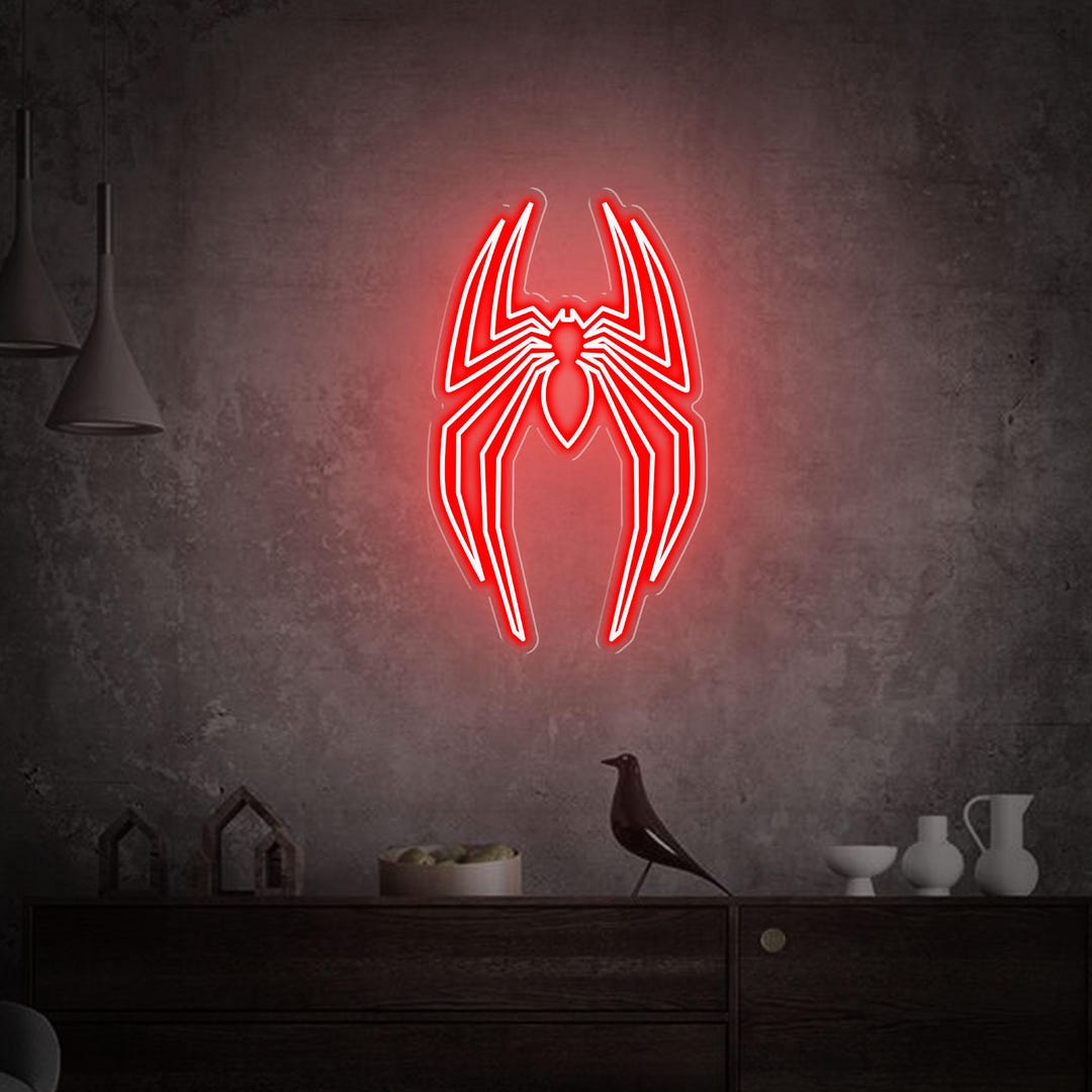 Spider Neon Sign, Custom Halloween Neon Sign, Neon Light Sign for ...