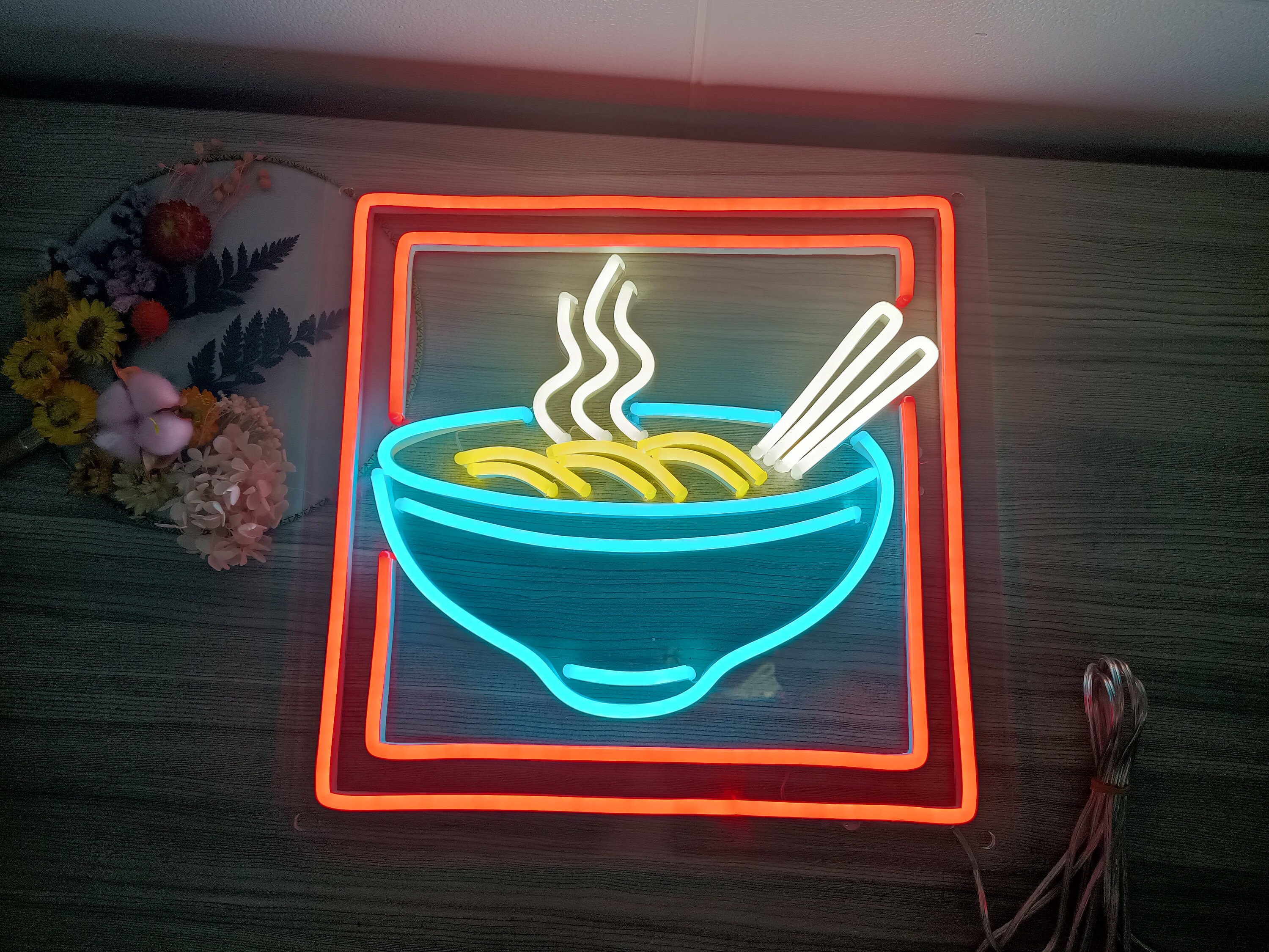 Ramen Japanese Noodles Neon Sign Shop Wall Decor Art LED | Etsy