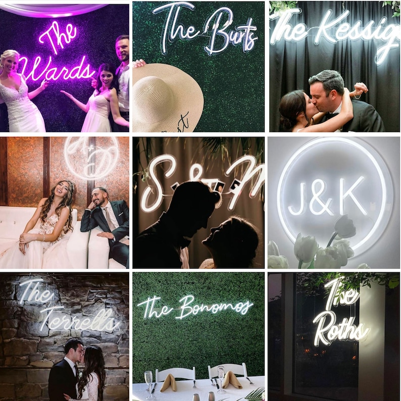 Custom Neon Lights Wedding Neon Signs Custom Bar Neon - Etsy