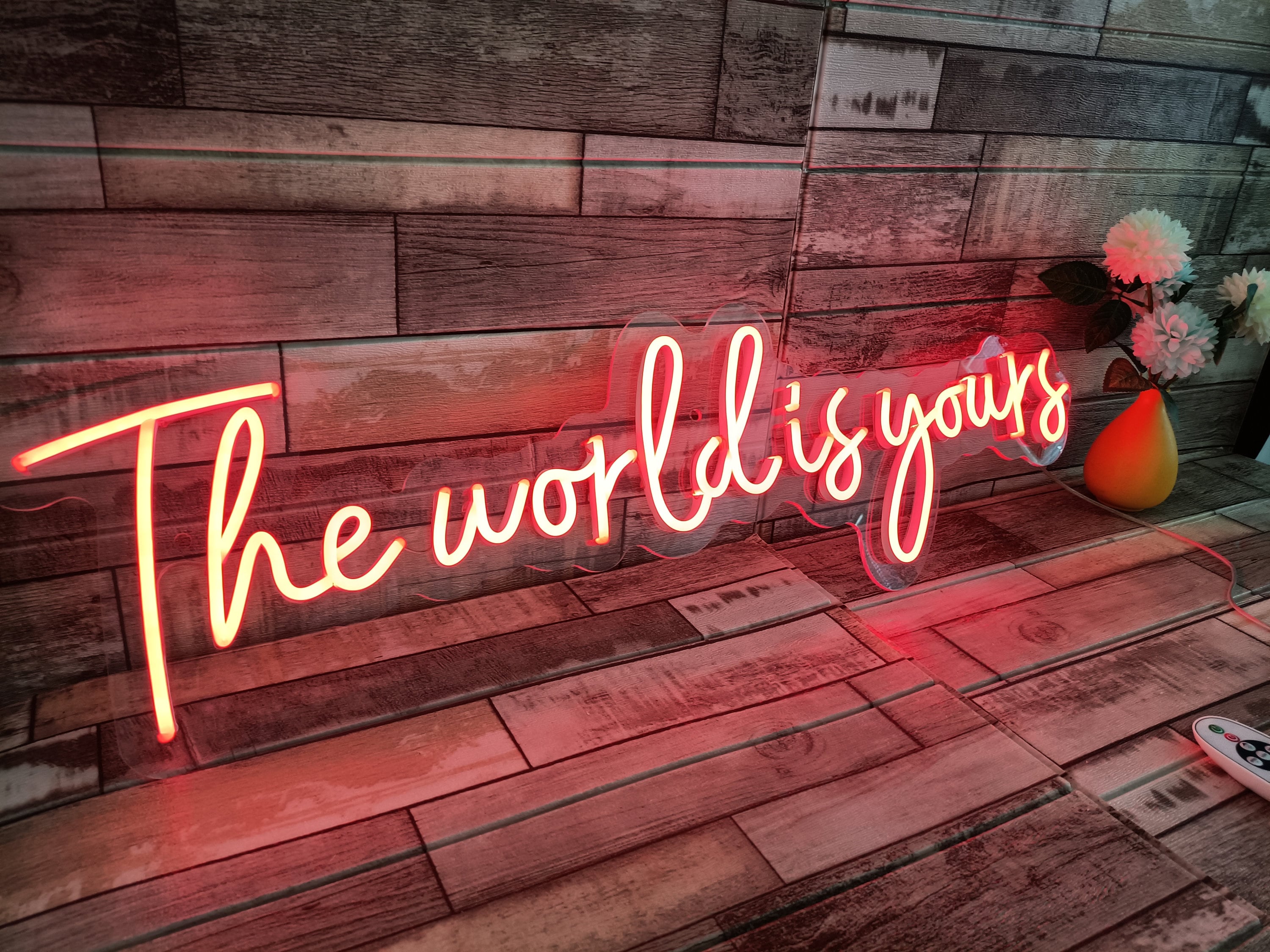 The World is Yours Neon Sign ,custom Neon Signs - Etsy UK