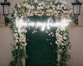 You Re My Favorite Custom Neon Sign Bedroom Neon Light Led Neon Sign ...