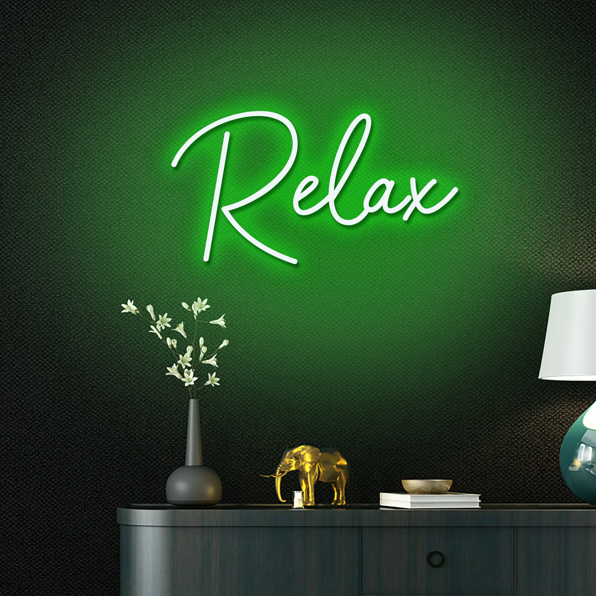 Relax Neon Sign custom Neon Signs | Etsy