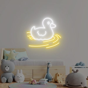 Duck Neon Light Custom Led Neon Sign Room Wall Art Neon Wall Decor ...