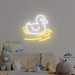 Duck Neon Light Custom Led Neon Sign Room Wall Art Neon Wall Decor ...