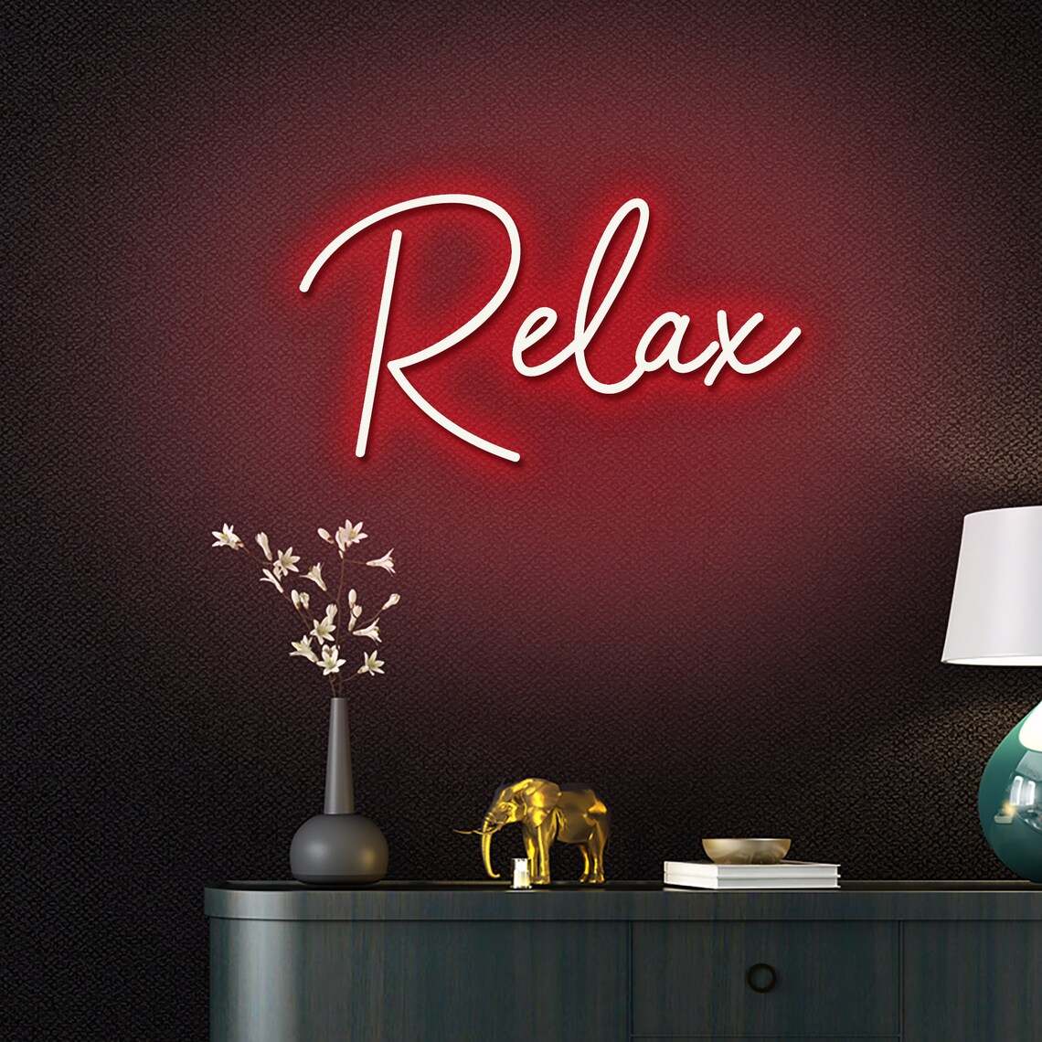 Relax Neon Sign custom Neon Signs - Etsy