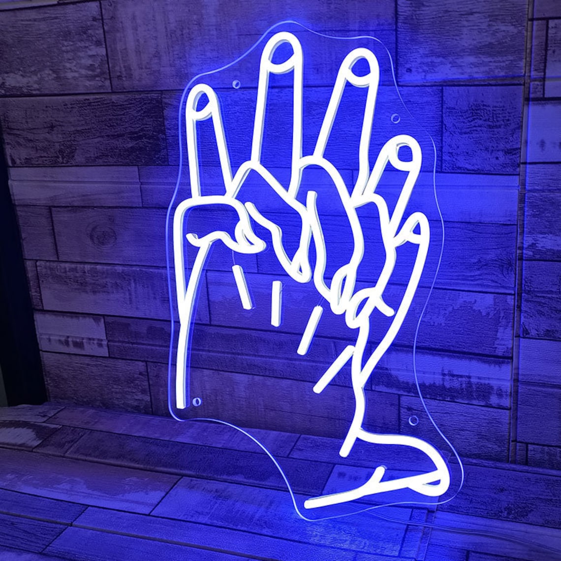 Hand neon sign custom neon signs for home | Etsy