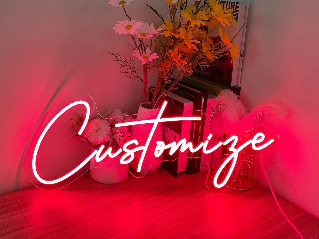 Custom Neon Lights | Wedding Neon Signs | Custom Bar Neon Light ...