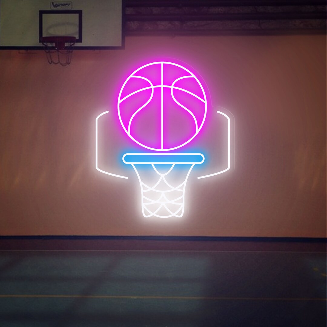 Custom Basketball Hook Neon Sign Personalized Neon Sign Bedroom for ...