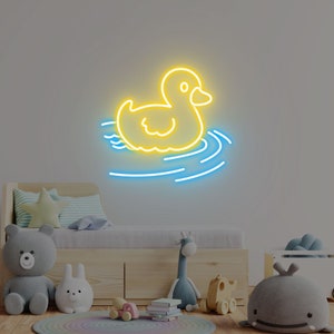 Duck Neon Light Custom Led Neon Sign Room Wall Art Neon Wall Decor ...