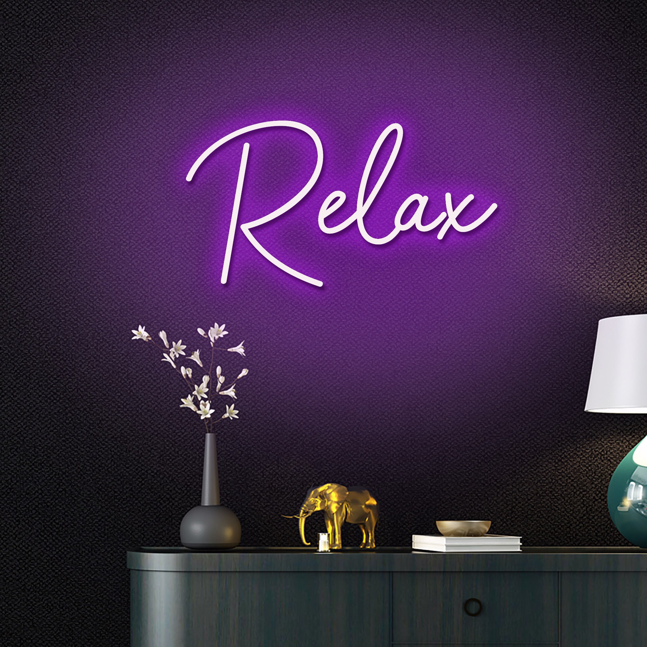 Relax Neon Sign custom Neon Signs - Etsy