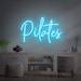 Pilates Neon Sign Custom Handmade Art Neon Light Company LOGO - Etsy