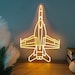 Customized Neon Sign Jet Planehandmade Neon Lights for - Etsy
