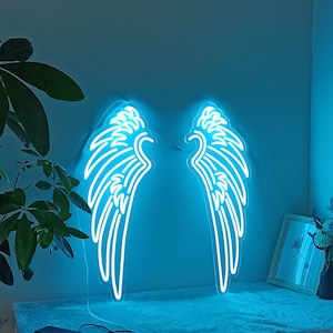 Wing Neon Sign ,custom Neon Signs for Home Decor|amine Neon |custom ...