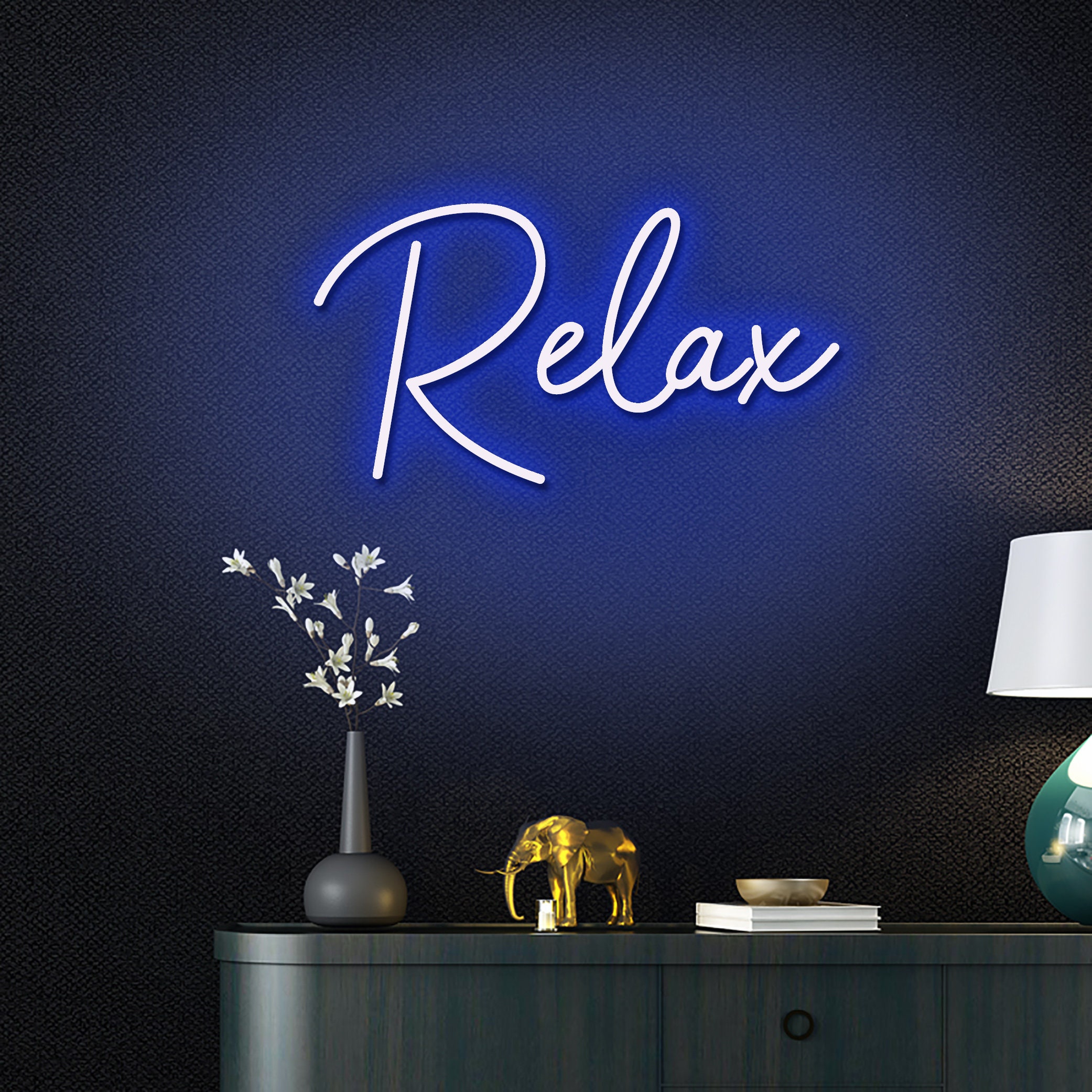 Relax Neon Sign custom Neon Signs | Etsy