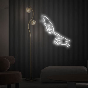 Hands Neon Sign |custom Neon Signs |custom Led Neon Sign |neon Lights ...