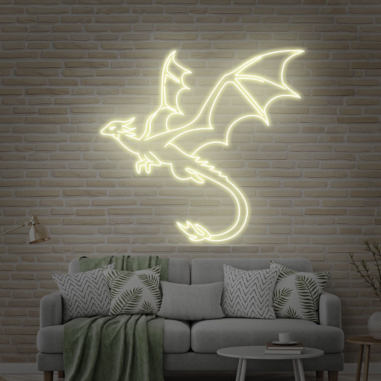 Dragon Neon Sign Dragón Decor Neon Art Sign Neon Sign Art - Etsy
