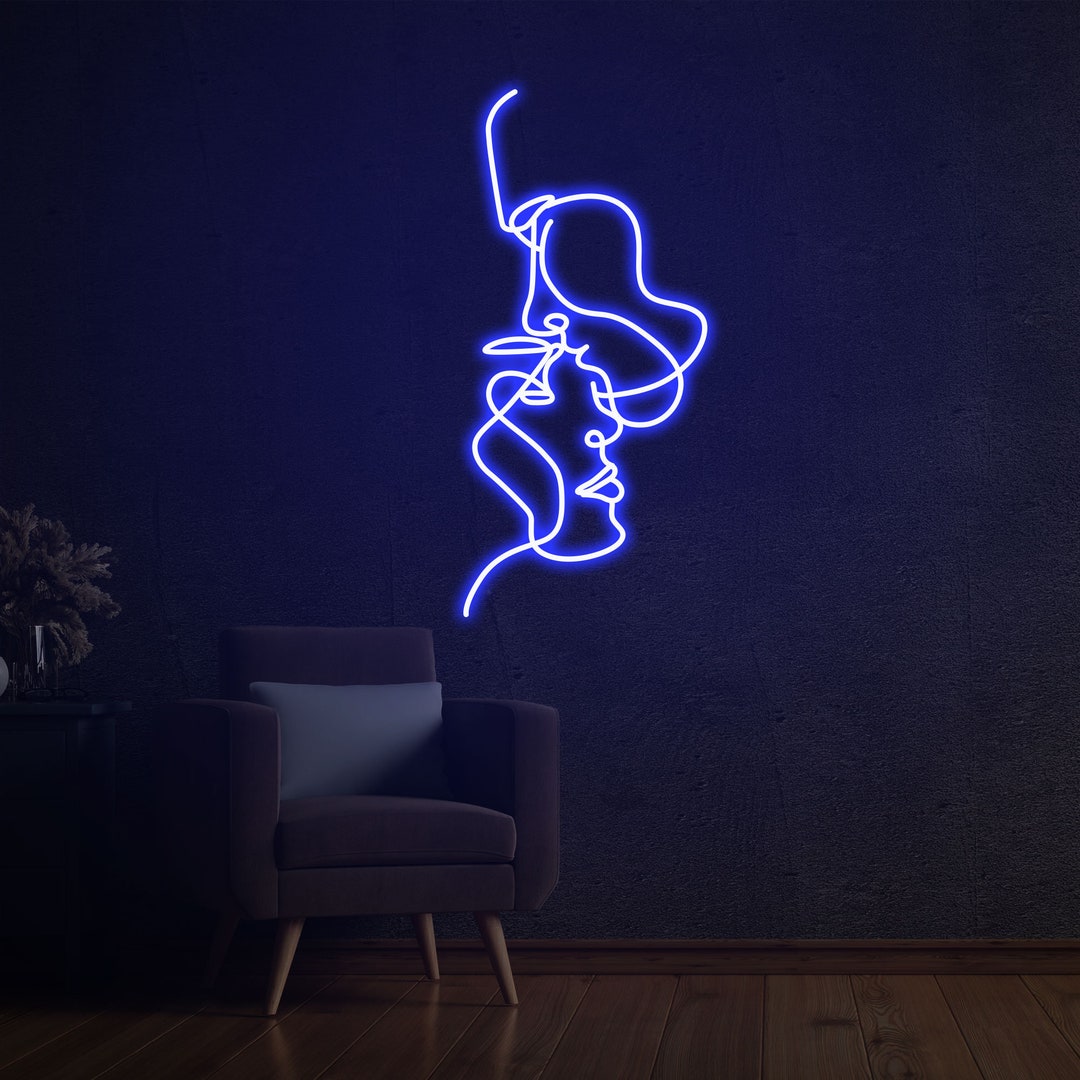 Custom Neon Sign Two Face Neon Sign Flex Personalized Gift Wedding Neon ...