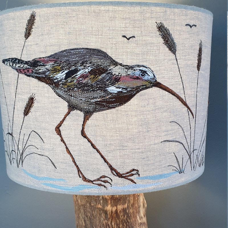 Embroidered Lamp Shade - Etsy