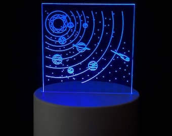 Solar Night Light - Etsy