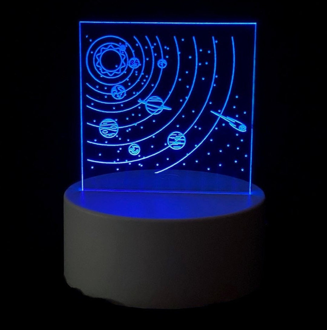 Solar System Desk/night Light - Etsy