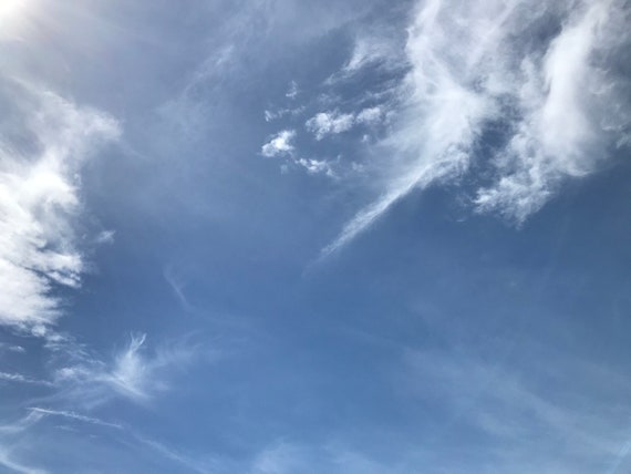 Summer Sky Upbeat Desktop Wallpaper | Etsy