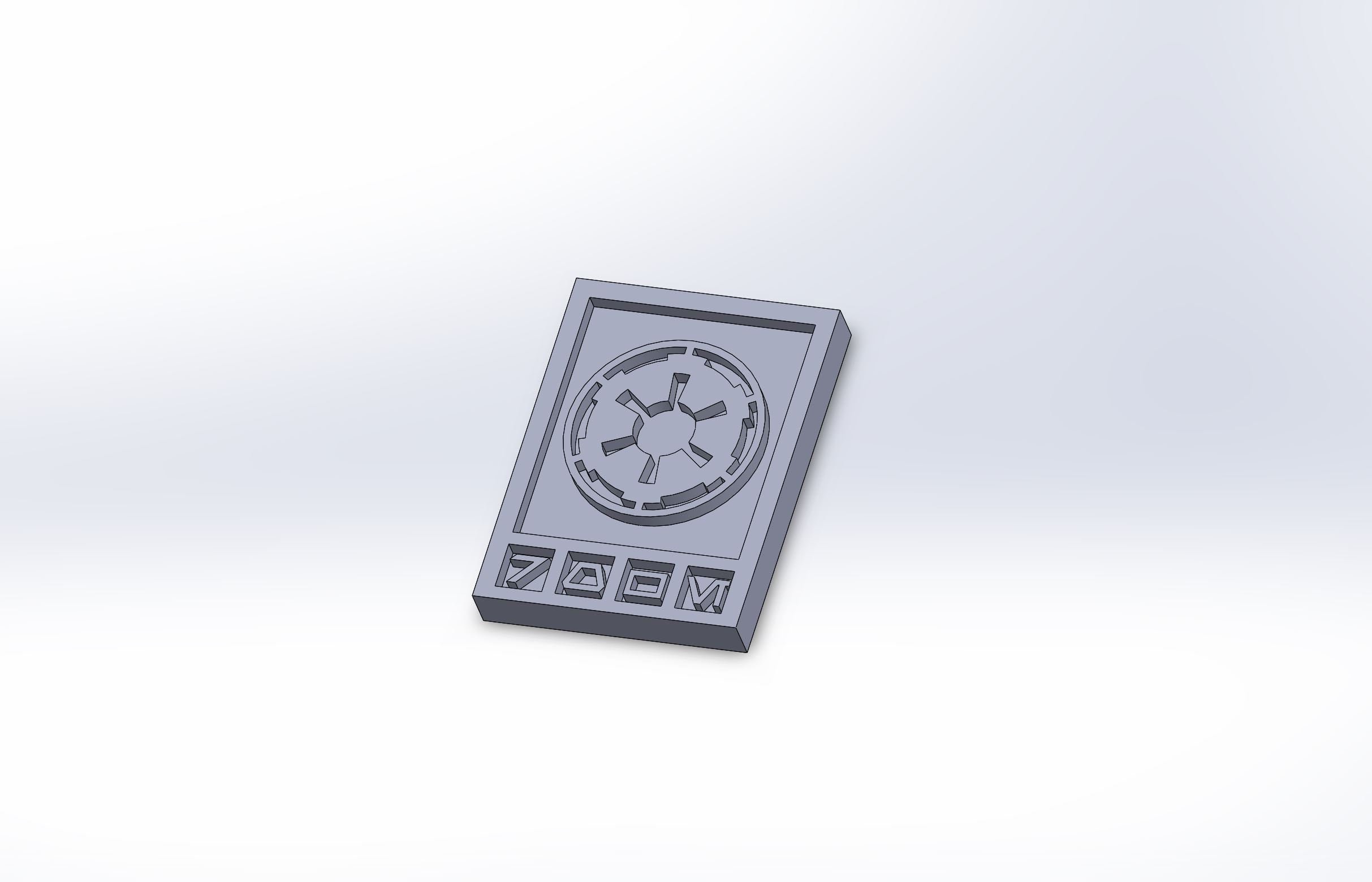 Imperial Credit 3D STL & PLY File | Etsy