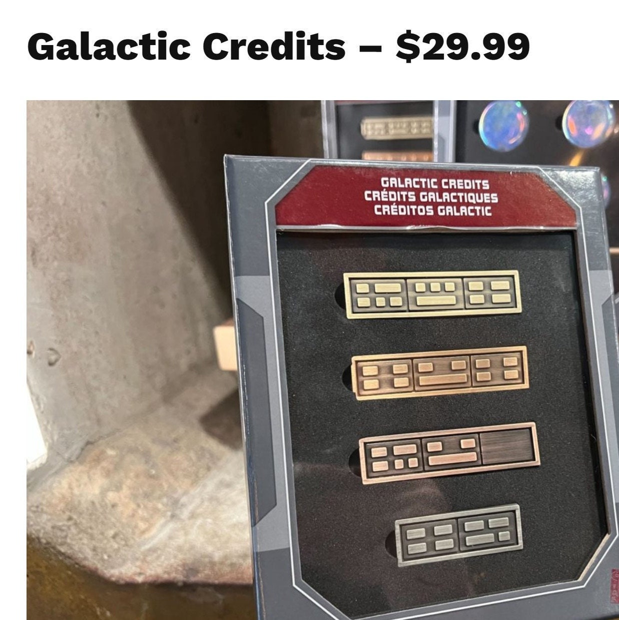 Star Wars Galactic Credit Bundle - 3D STL Files - Etsy