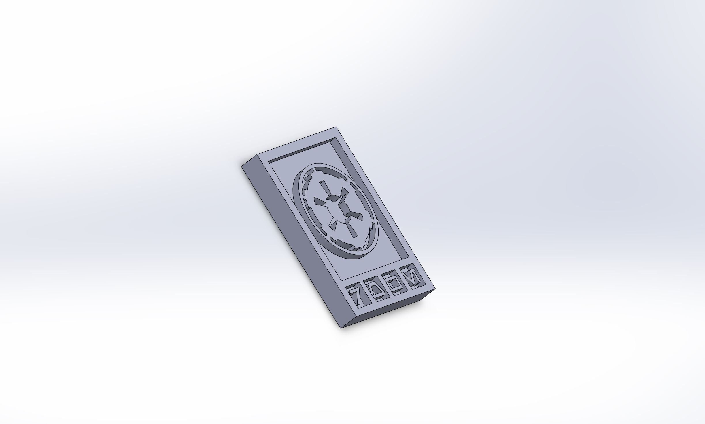 Imperial Credit 3D STL & PLY File | Etsy