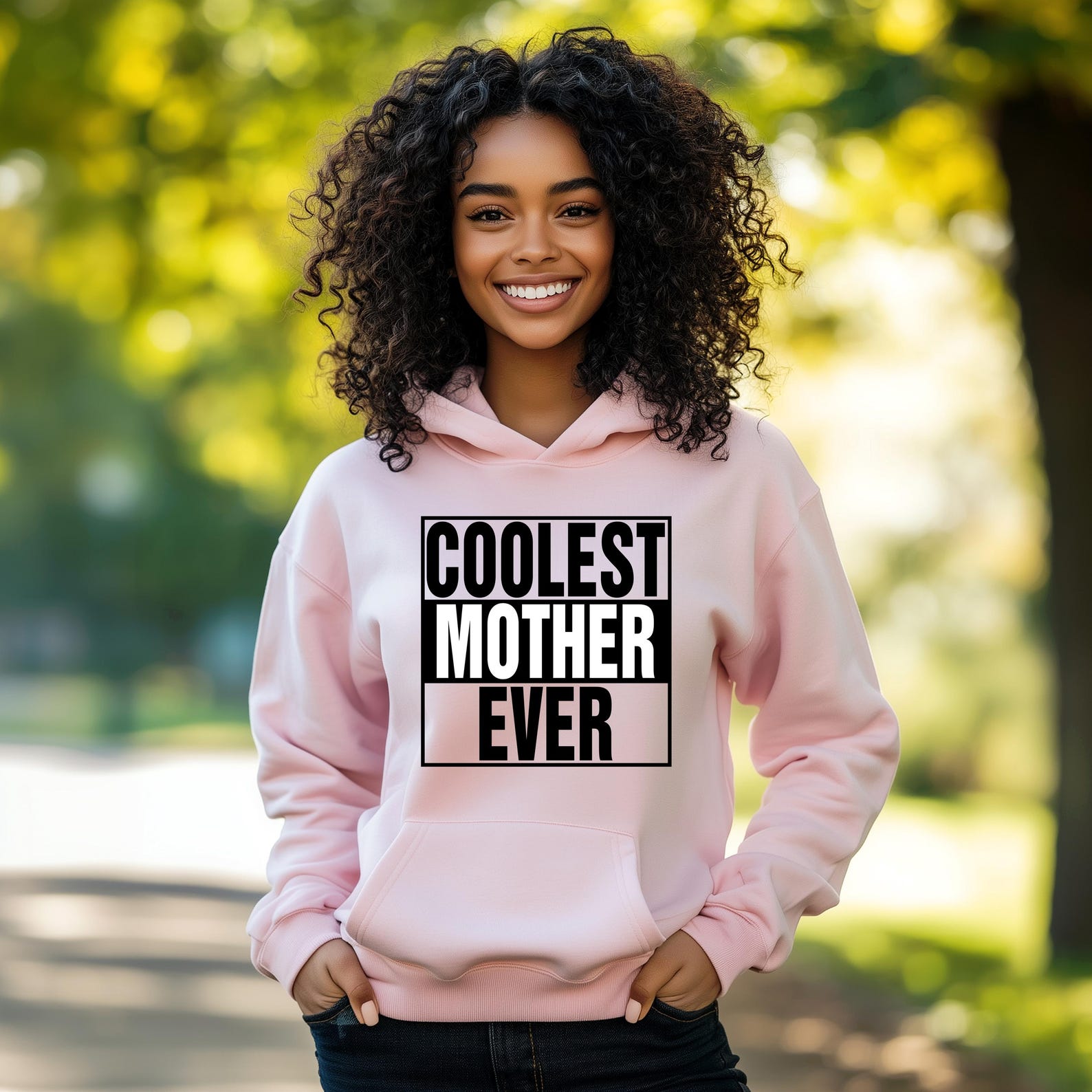 Coolest Mother Ever Graphic Hoodie, Mom Gift - Etsy