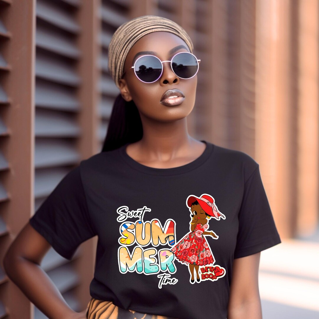 Sweet Summer Shirt, Betty Boop Summer Tshirt, Betty Boop Graphic Tee ...