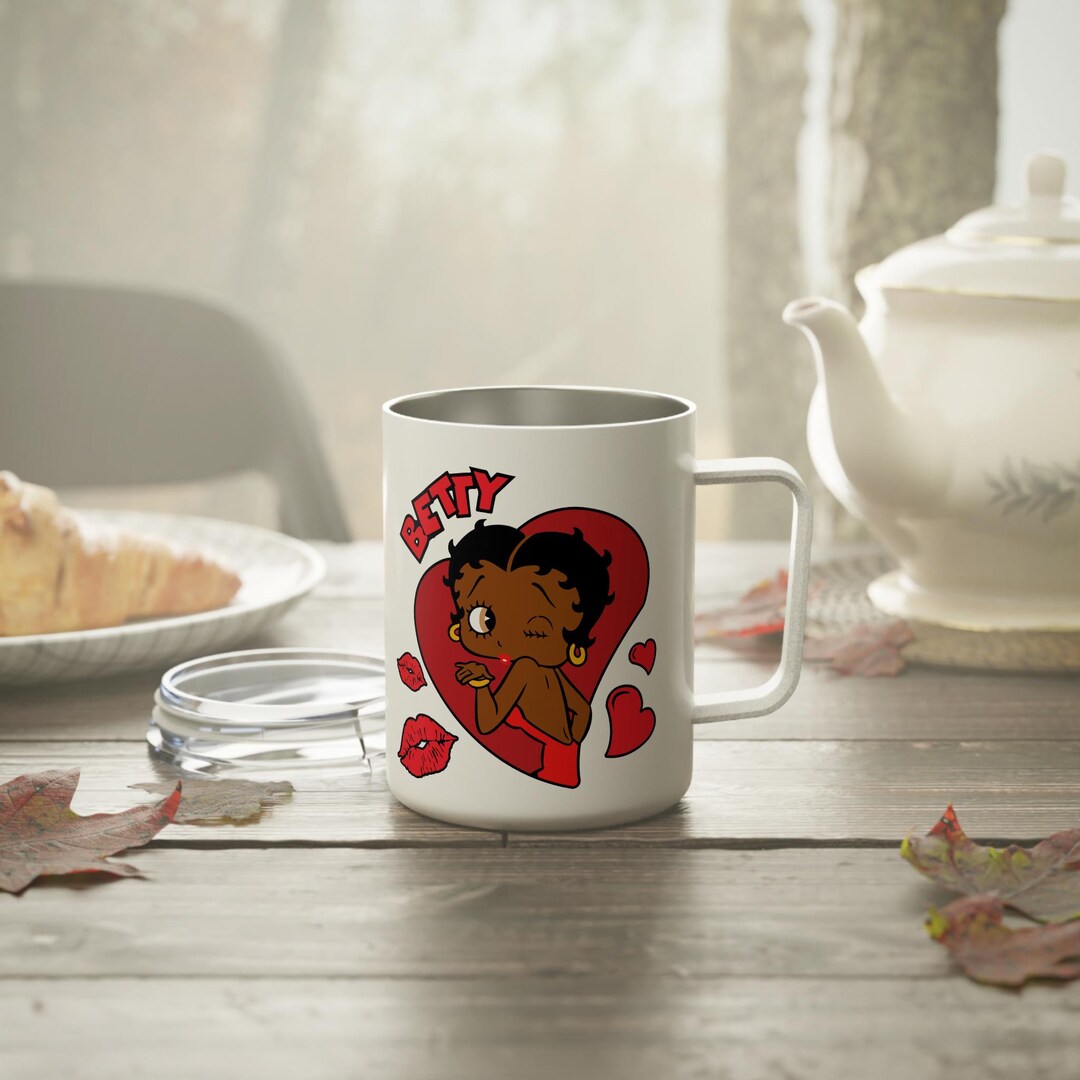 Cute Betty Boop Mug, Betty Boop Insulated Mug, Coffee Lover Gift ...