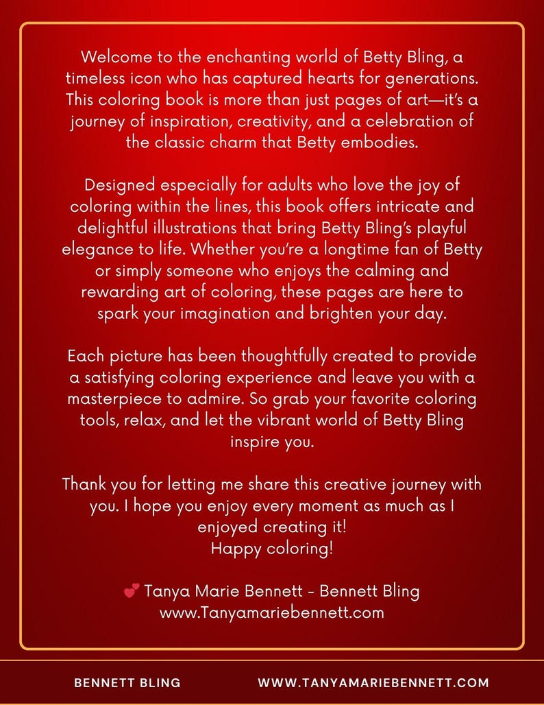 Betty Boop Coloring Book Digital Download Art, Digital Coloring Book ...