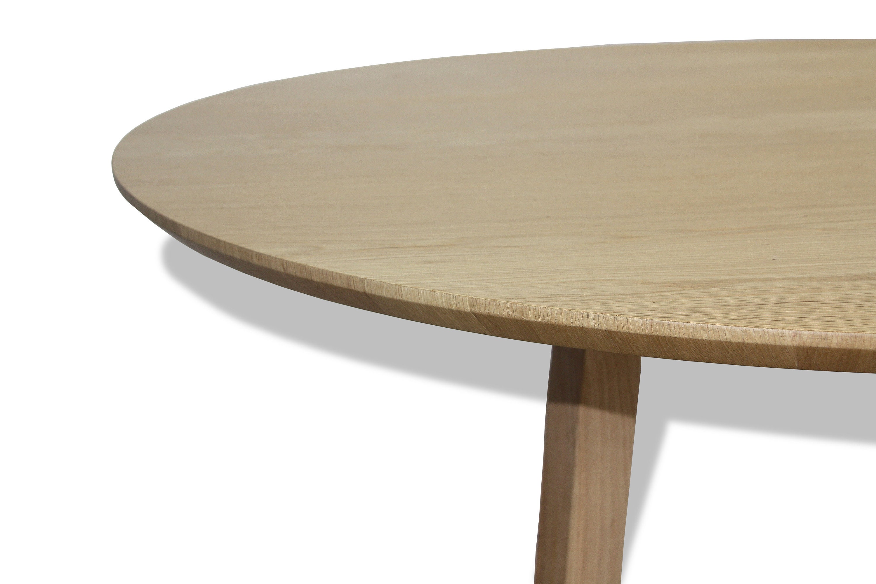 Round Dining Table Dining Tables Veneered Top Solid Wood - Etsy