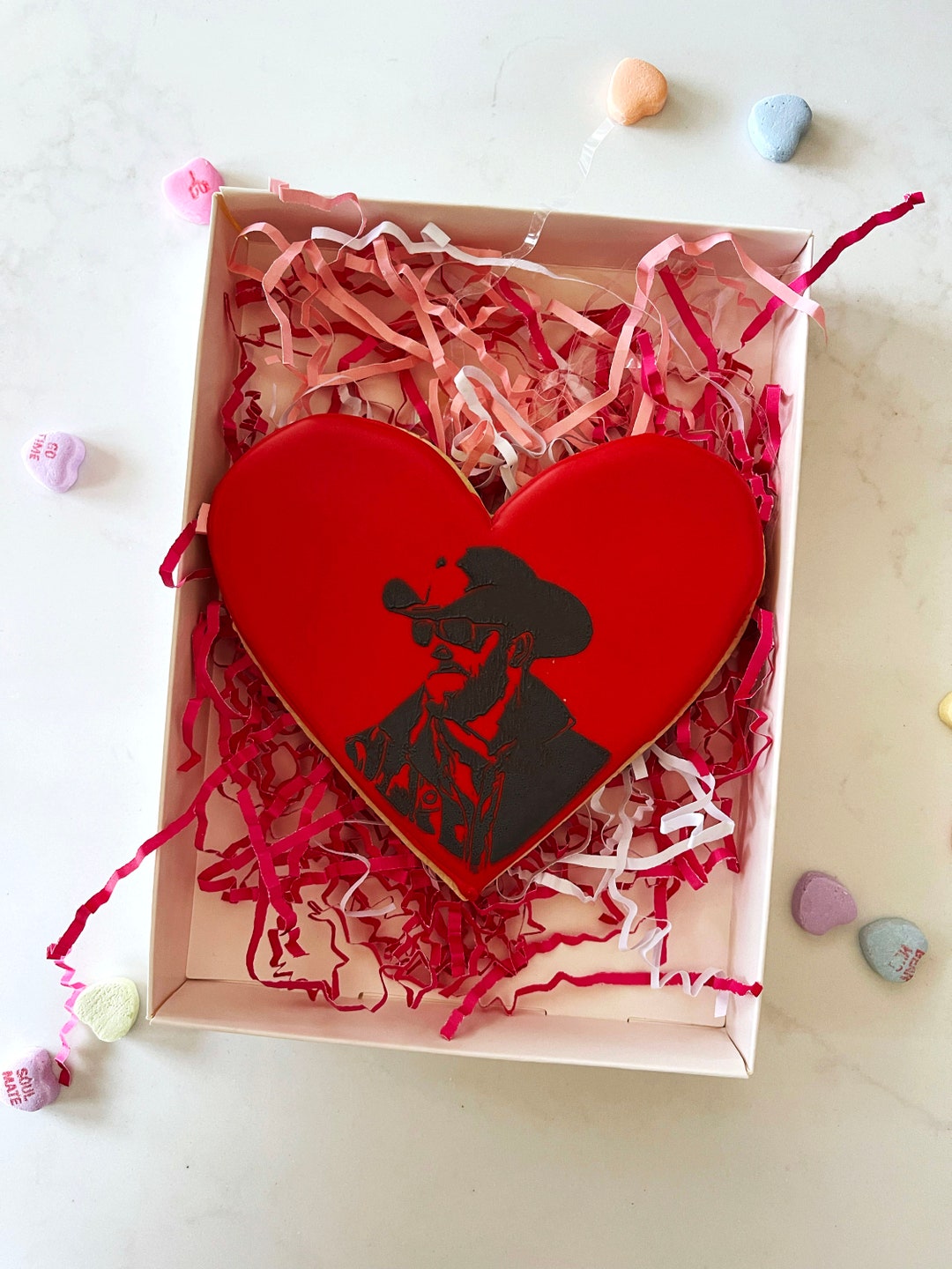 Jumbo Yellowstone Rip Valentine's Cookie - Etsy