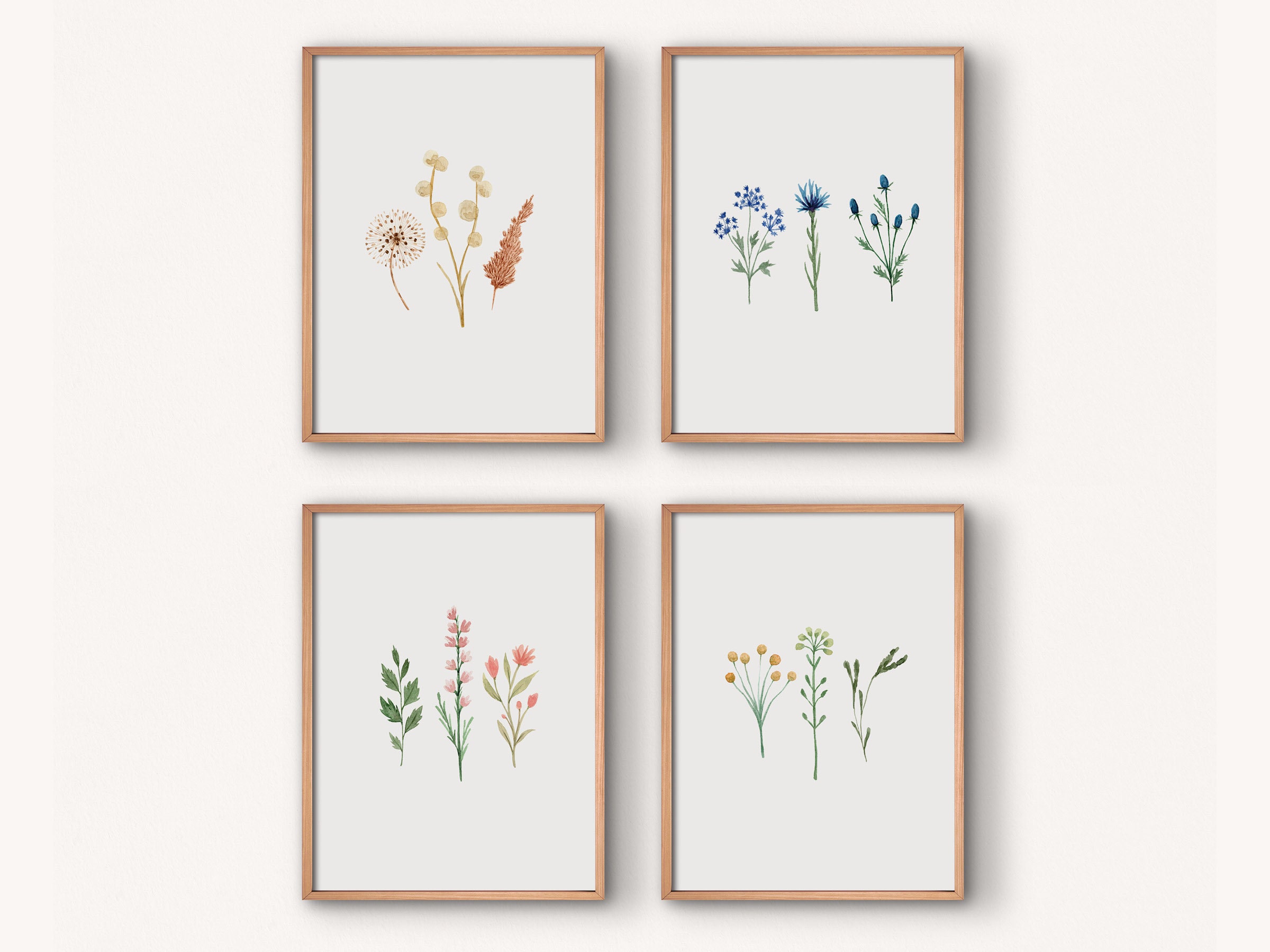 Floral Home Decor Wall Decor Prints Potted Plant Print Leaf Print ...