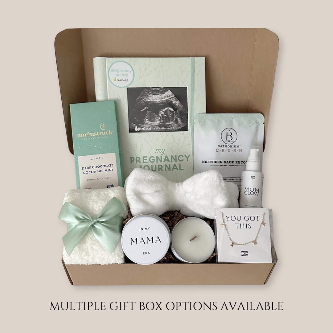 Future Mom Pregnancy Care Package, Expecting Mommy Gift Box, New Mom to ...