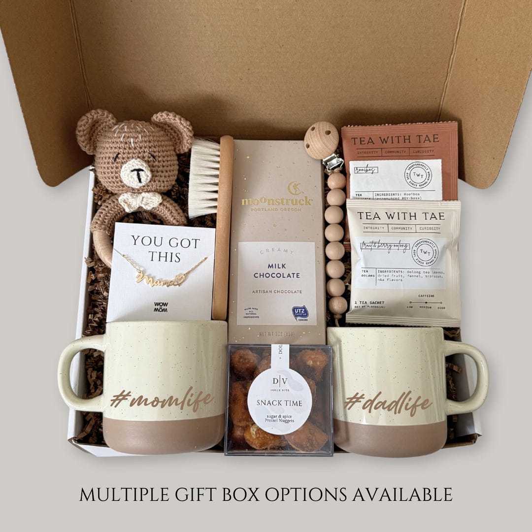 New Parents Gift Box, Expecting Parents Care Package, Future Mom and ...