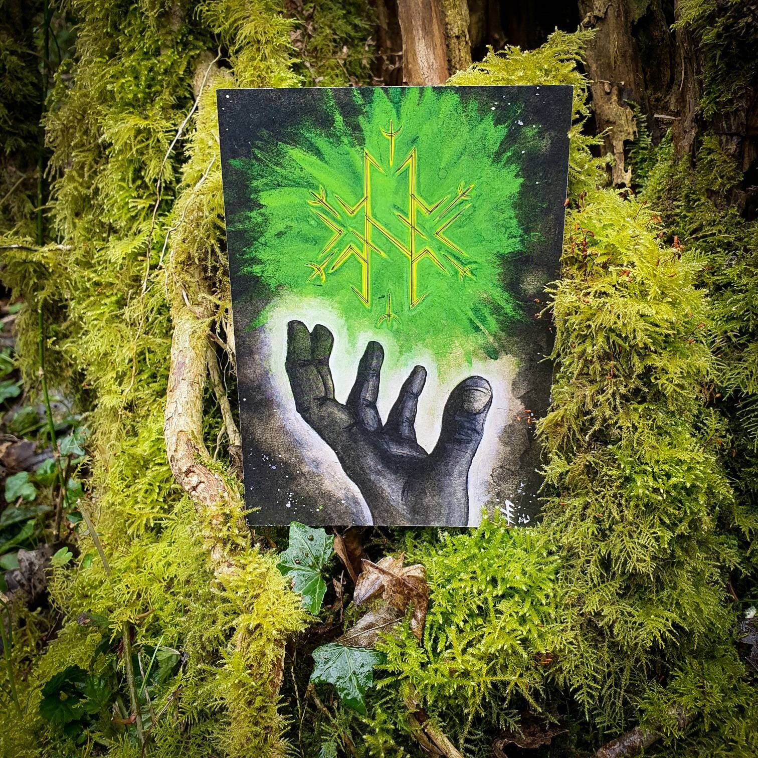 Loki's Labyrinth Act 2 Bindrune Altar Card Viking Art - Etsy UK